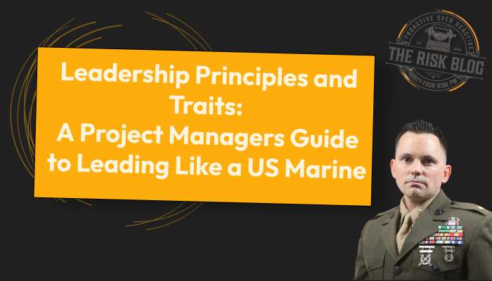 Leadership Principles/Traits for Project Managers from the USMC