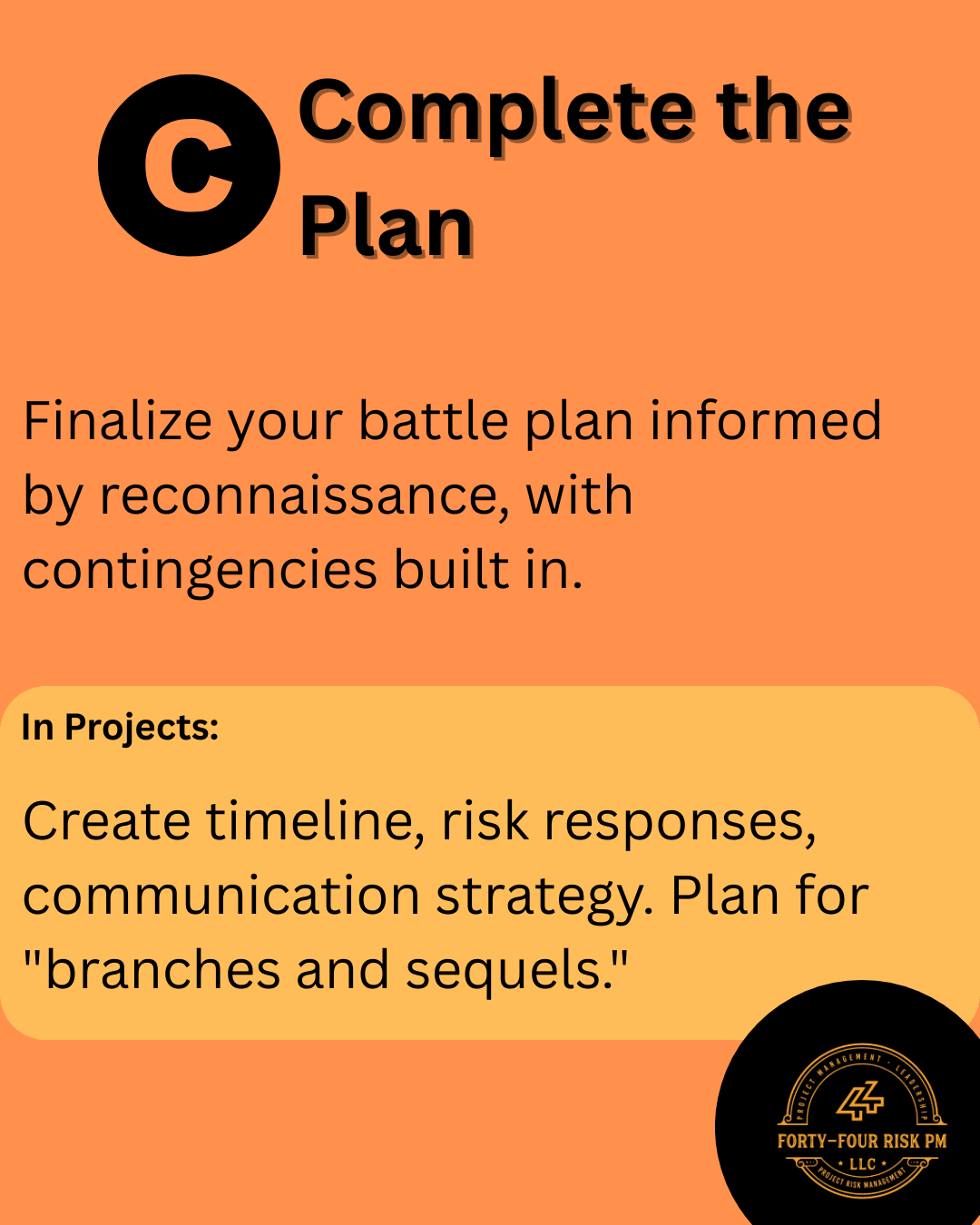 BAMCIS Project Management: Marine Corps Framework for Project Leaders ...